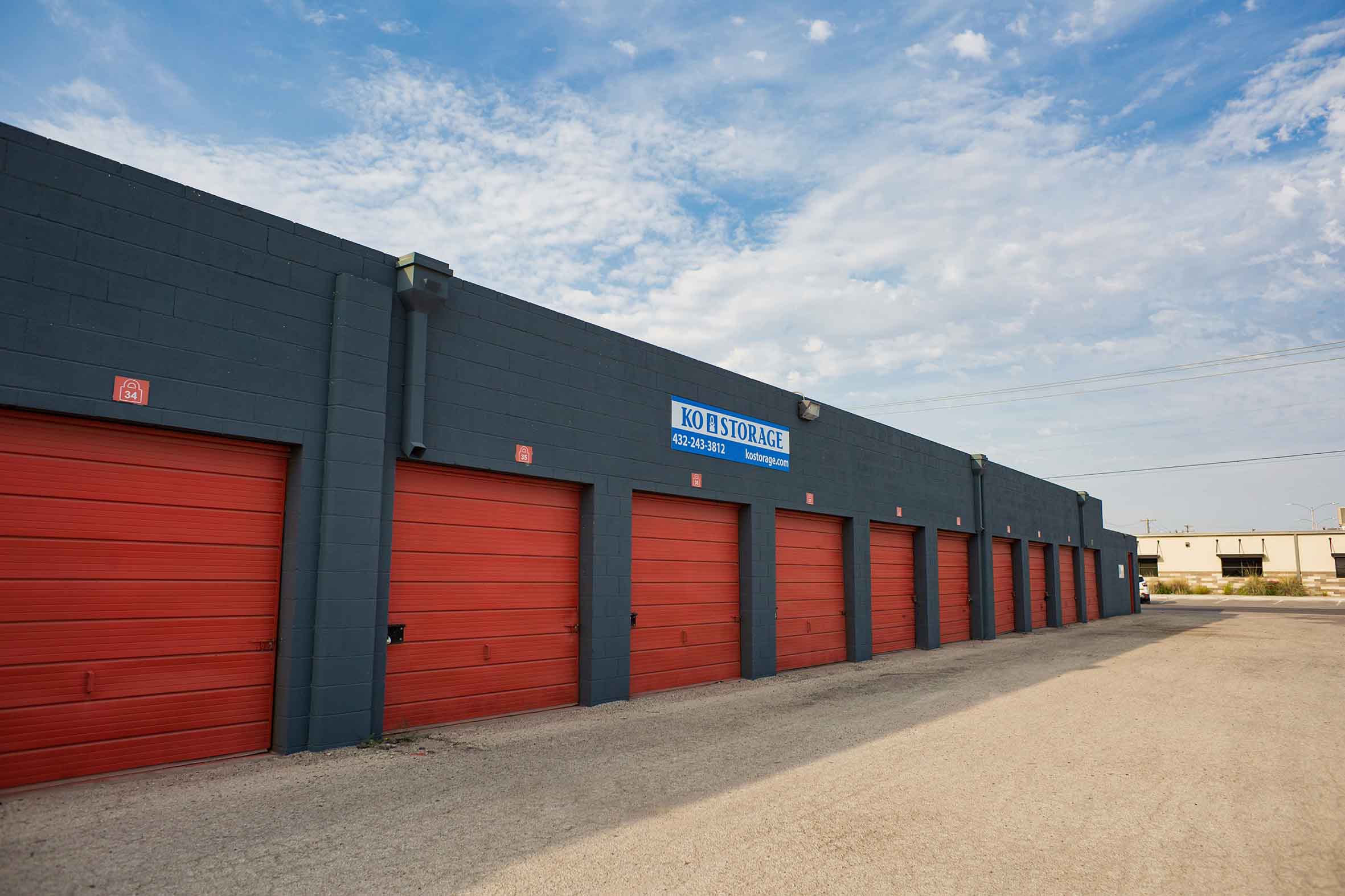 Self Storage Units in Midland, TX, on W Florida Ave | KO Storage