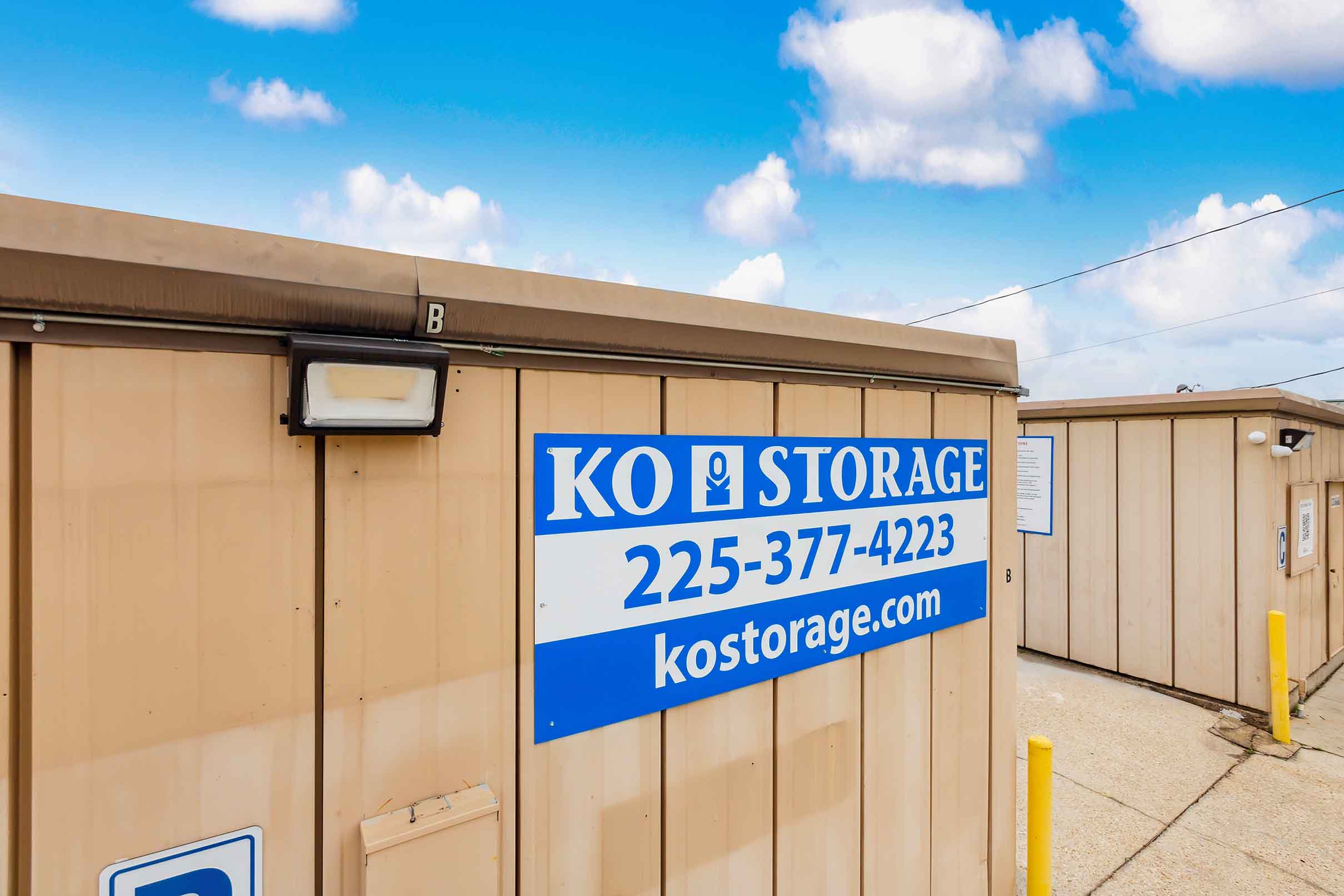 Secure Self Storage Units in Baton Rouge | KO Storage